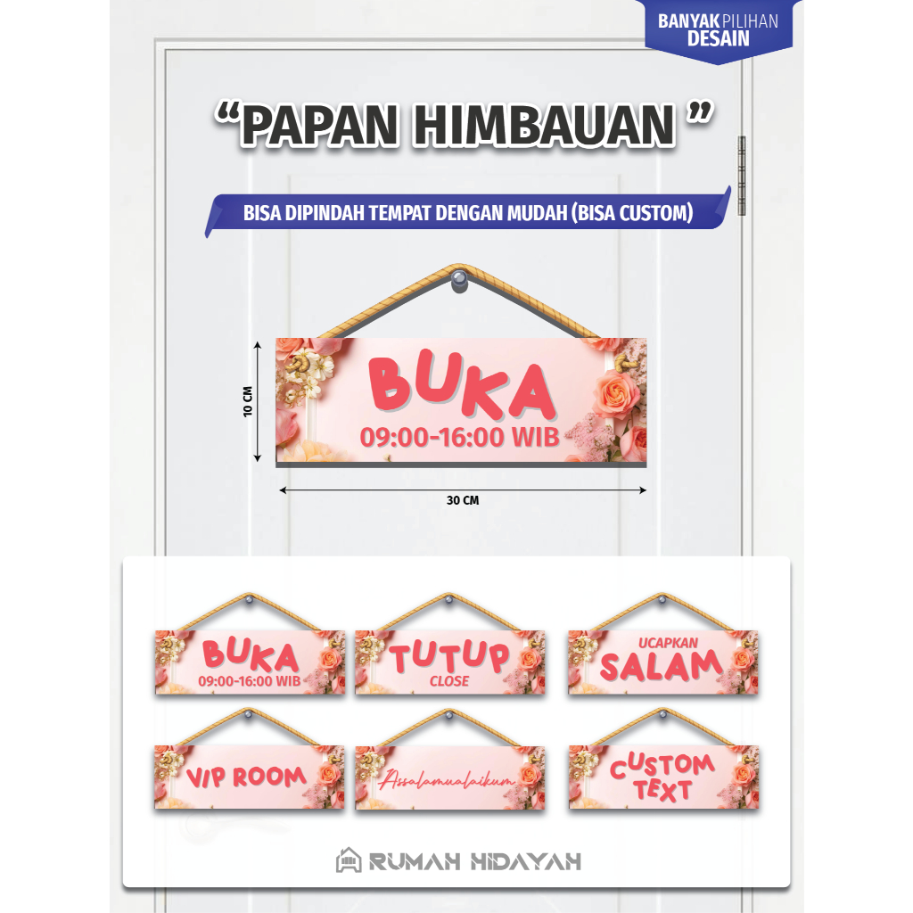 Jual SIGN Kayu 10X30 Order Disini Untuk Cafe/Restoran | Sign Toko Order ...