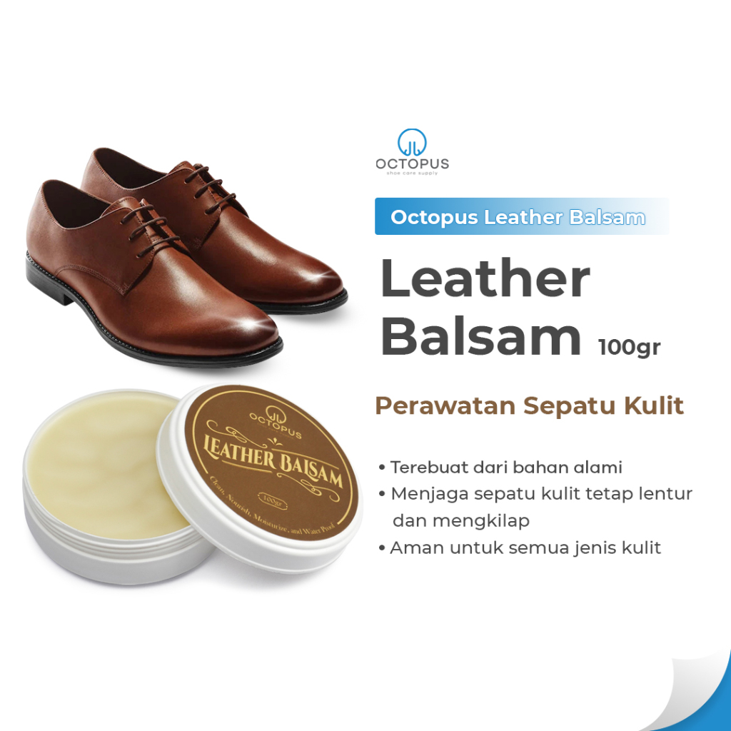 Jual Octopus Leather Balsam Semir Pembersih Sepatu Tas kulit ...