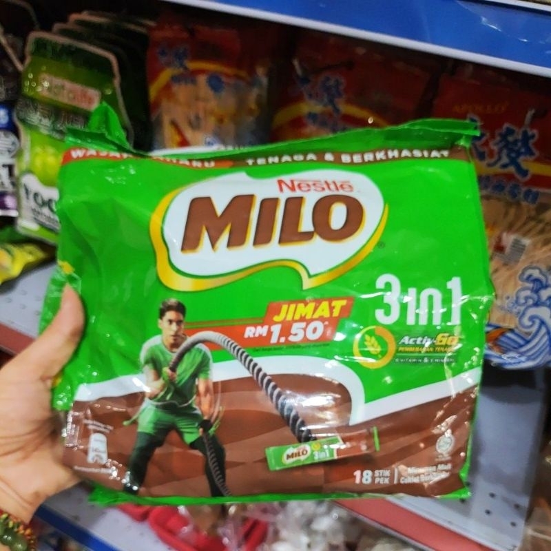Jual Milo Malaysia sachet stik exp 10/2025 berat 1 bks 600gram | Shopee ...