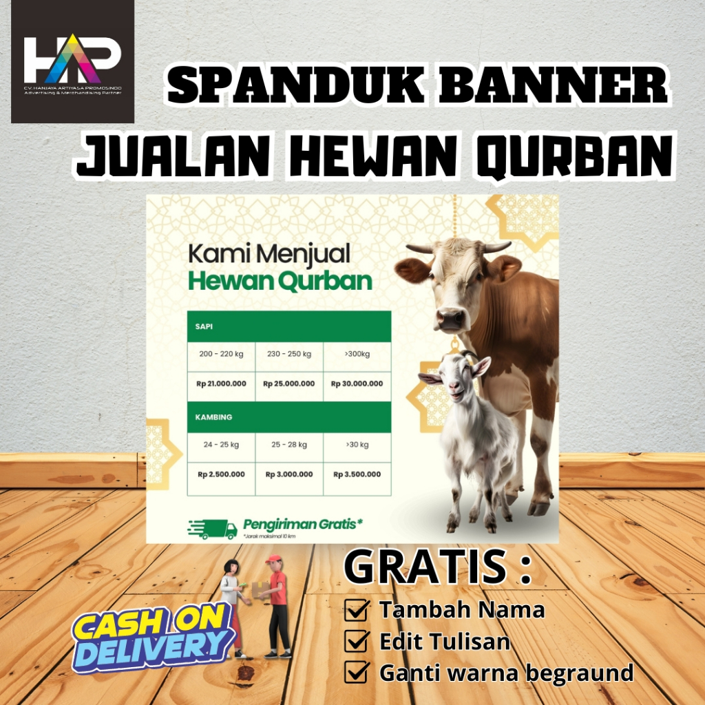 Jual TERMURAH - SPANDUK JUALAN KAMBING, SAPI | BANNER JUALAN HEWAN ...