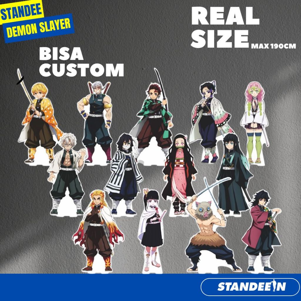 Jual Standee Anime Demon Slayer / Anime Standee Figure Kimetsu no Yaiba ...