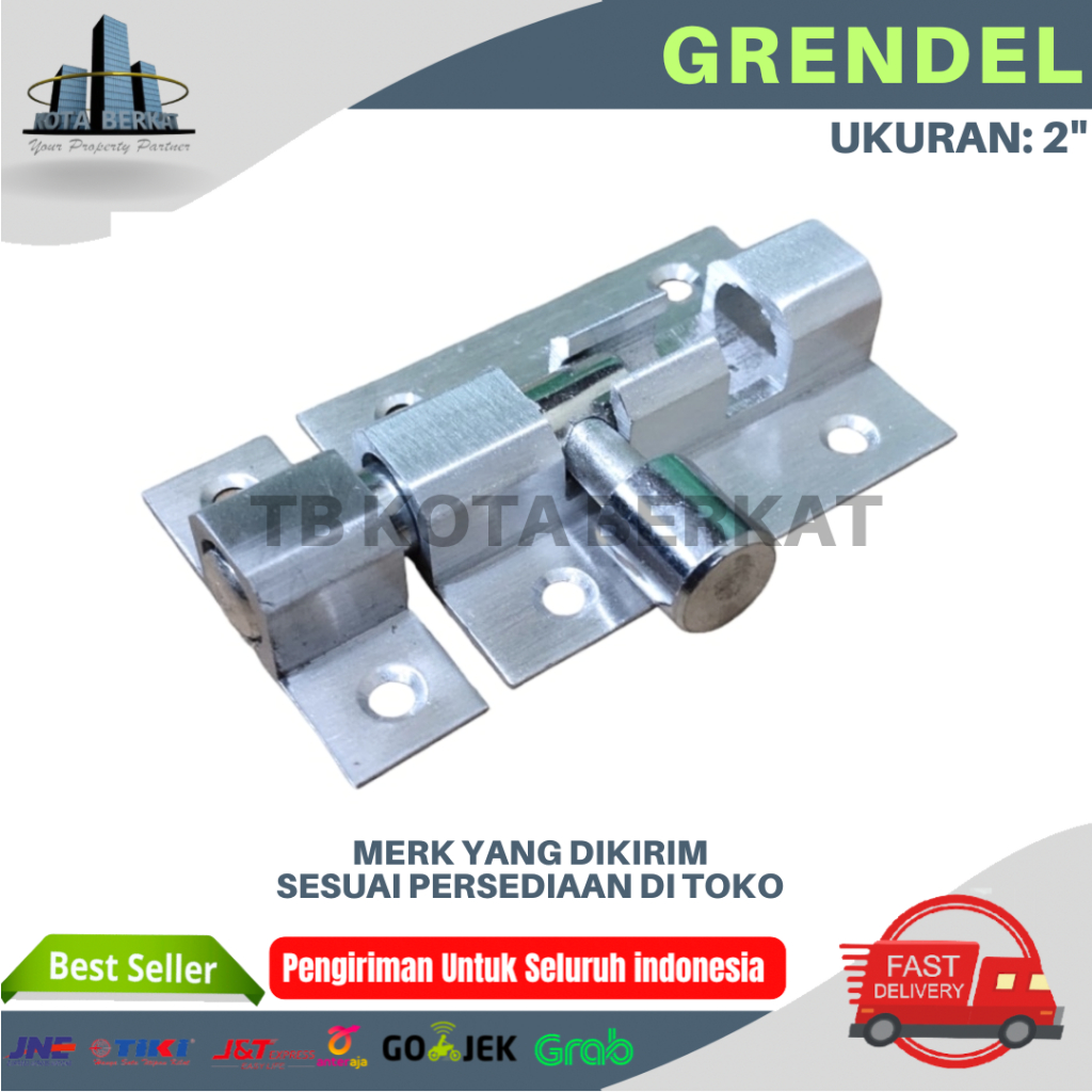 Jual GRENDEL PINTU / GRENDEL JENDELA 2 INCH | Shopee Indonesia