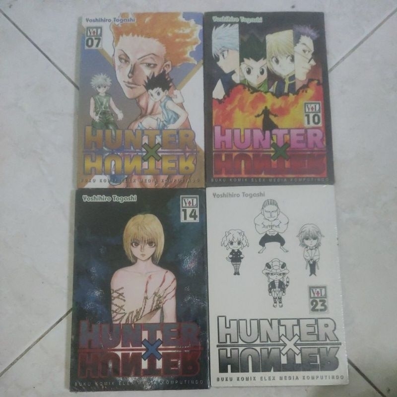 Jual komik hunter x hunter vol 7 , 10, 14 , 23 baru | Shopee Indonesia