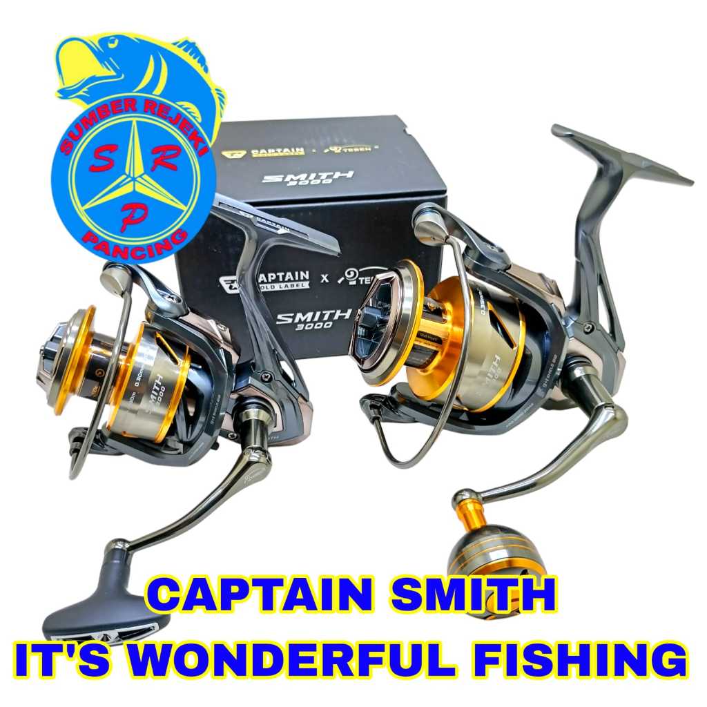 Jual Reel Captain Smith 2000 3000 4000 6000 Power Handle | Shopee Indonesia