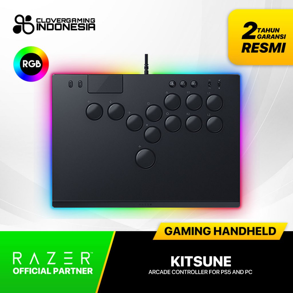 Jual Razer Kitsune All Button Optical Arcade Gaming Controller Joystick ...