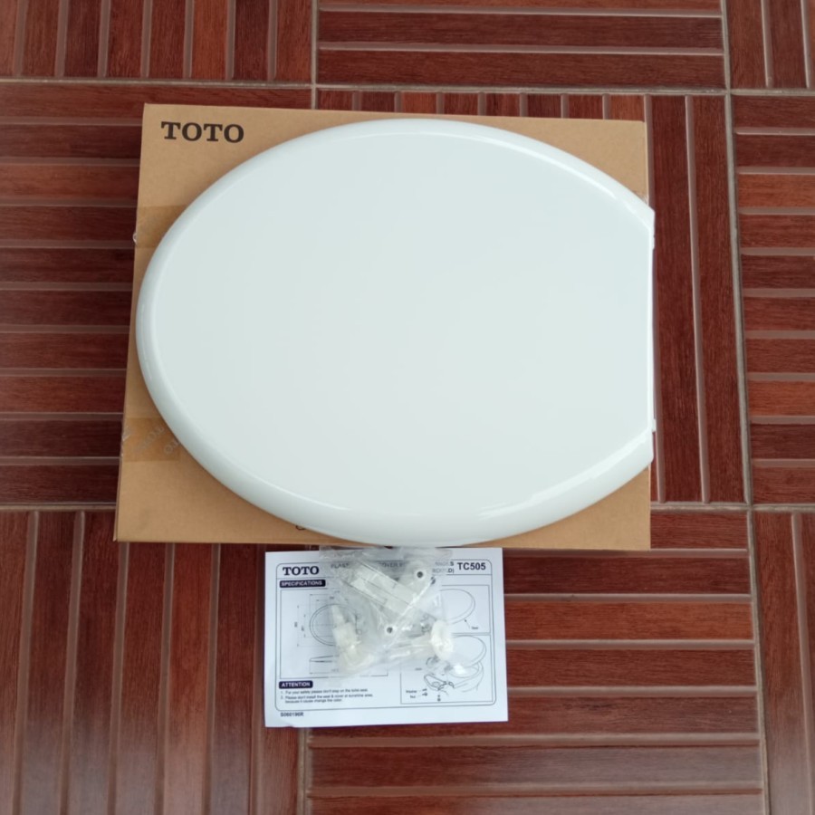 Jual TUTUP CLOSET DUDUK 100% ORIGINAL TOTO TC505#W // TOILET SEAT COVER ...