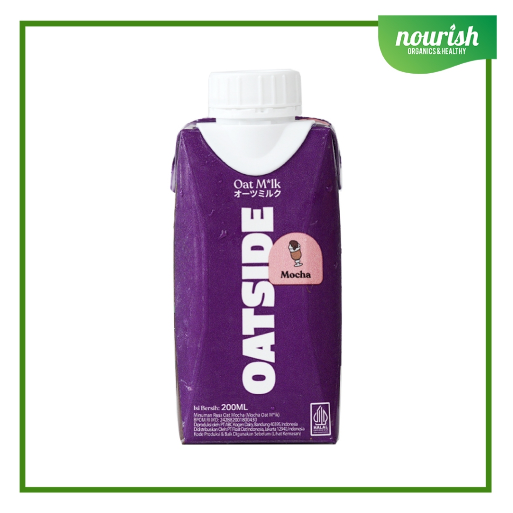 Jual Oatside Oat Milk Mocha With Caps ( TUTUP ) 200 ML | Shopee Indonesia