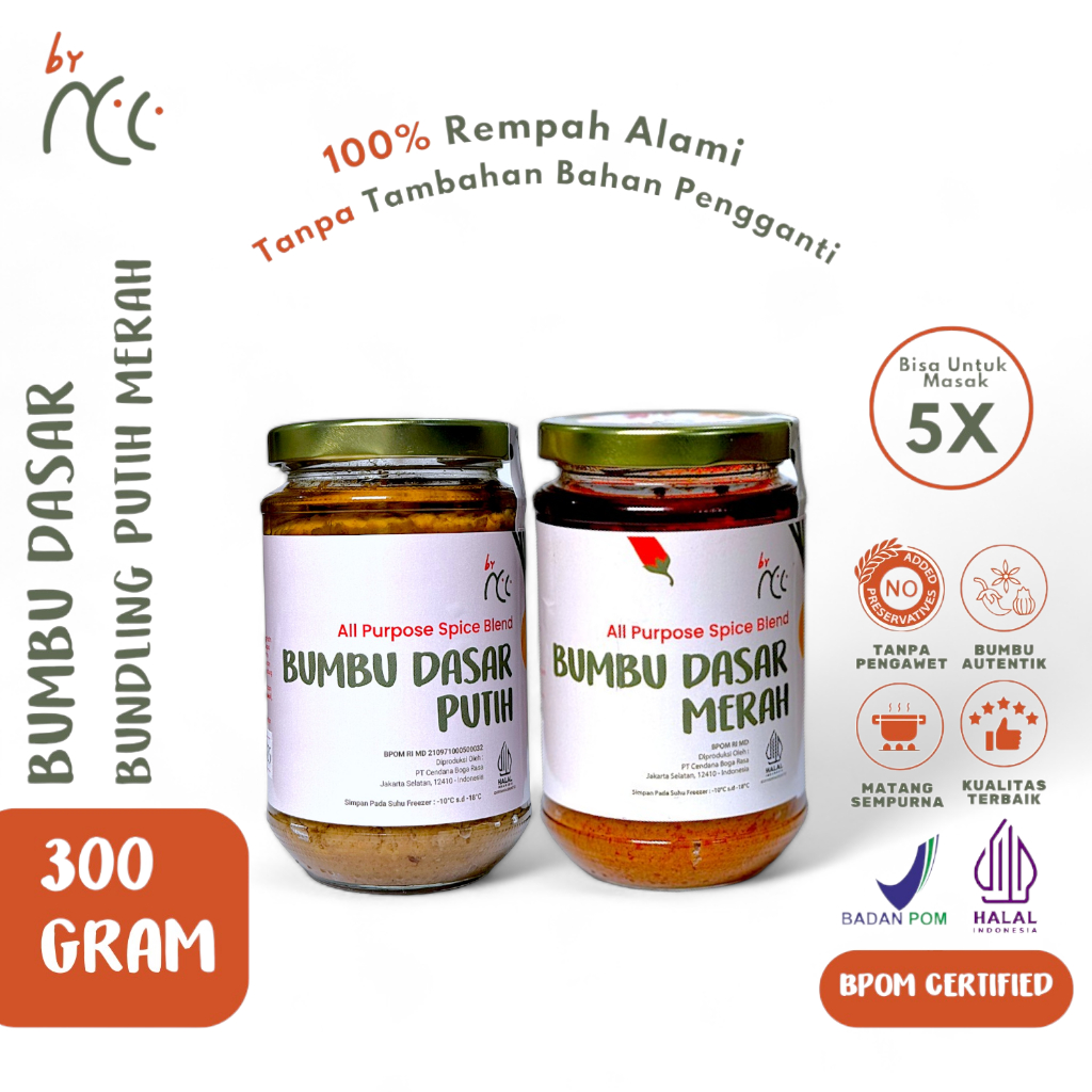 Jual By NCC Bundling 2 Bumbu Dasar (Bumbu Dasar Merah & Bumbu Dasar ...