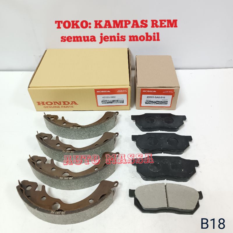 Jual KAMPAS REM SET DEPAN BELAKANG GRAND CIVIC WONDER | Shopee Indonesia