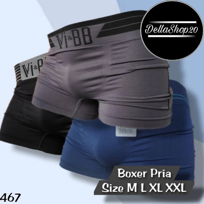 Jual DL467 (harga satuan) Vi-Bb Celana Dalam Boxer Pria Dewasa Dan ...