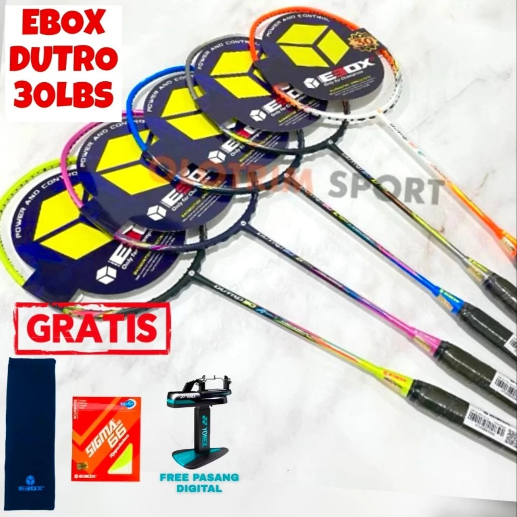Jual Raket Badminton EBOX DUTRO 30 ii 2 30lbs ASTRO 26 Original ...