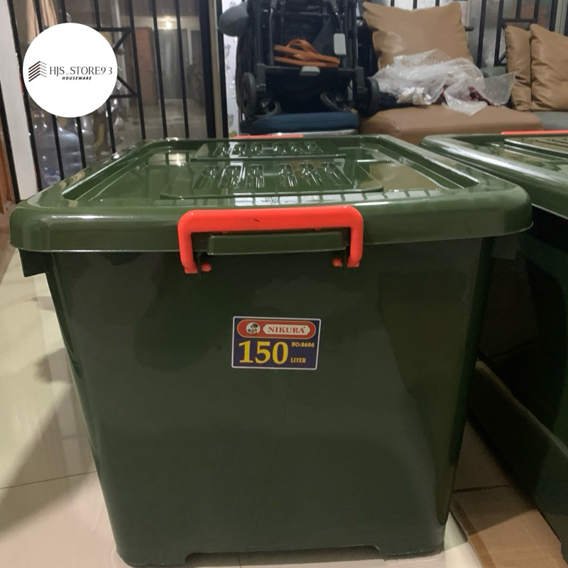 Jual CONTAINER BOX 150L NIKURA 8686 / KONTAINER BOX SERBAGUNA / STORAGE ...