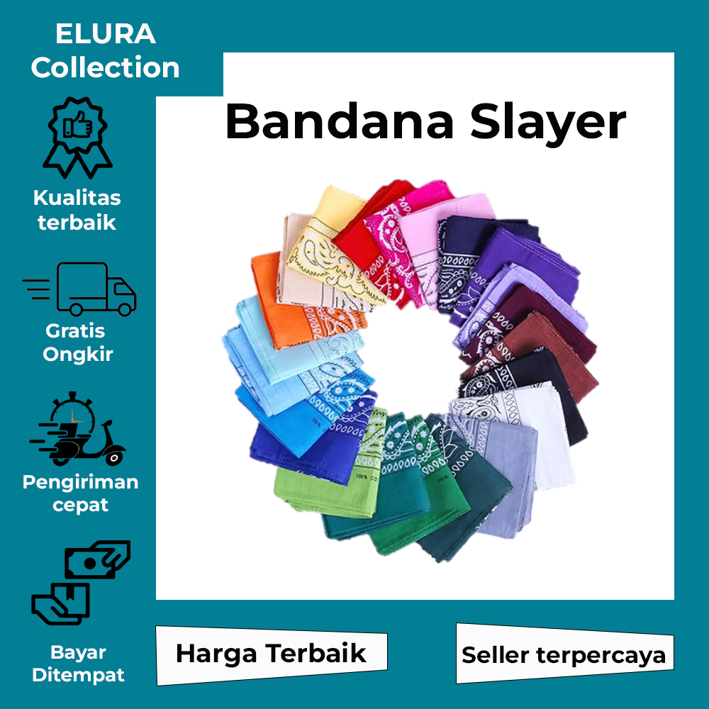 Jual Bandana Scarf Bandana Slayer DIKTA | Shopee Indonesia