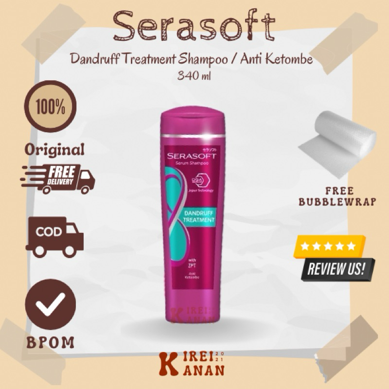 Jual serasoft anti dandruff treatment shampoo anti ketombe 340 ml ...