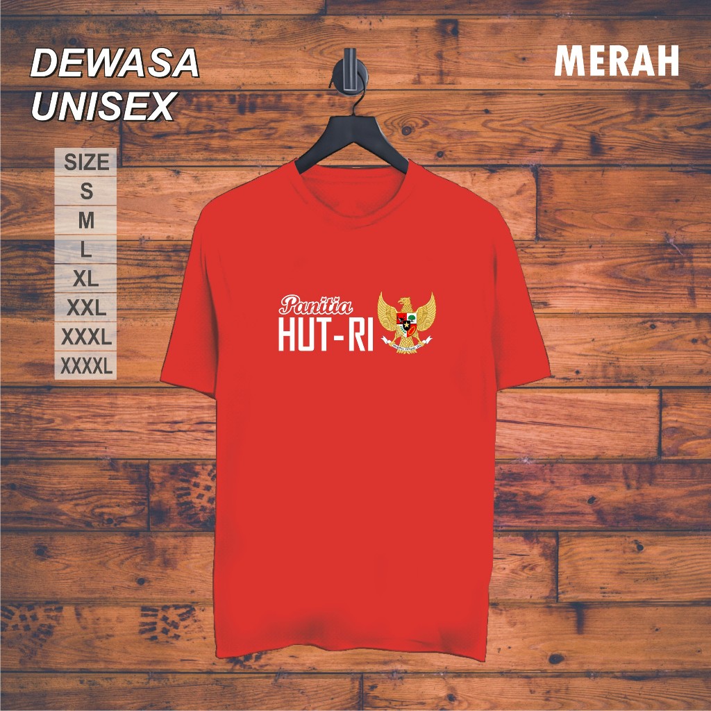Jual KAOS PANITIA HUT RI INDONESIA GARUDA HUT RI 17 AGUSTUS PAKAIAN ...