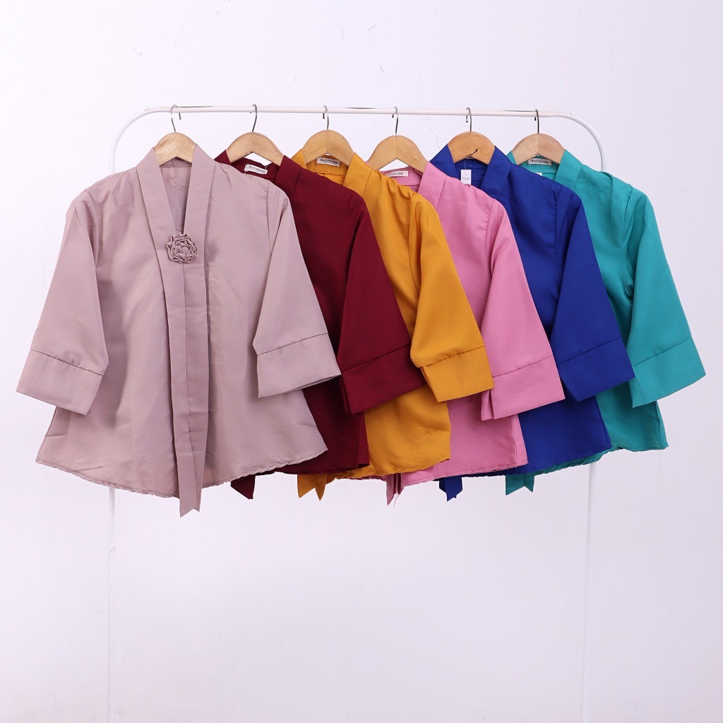 Jual Atasan kebaya floy encim kartini kebaya baloteli banyak warna ...