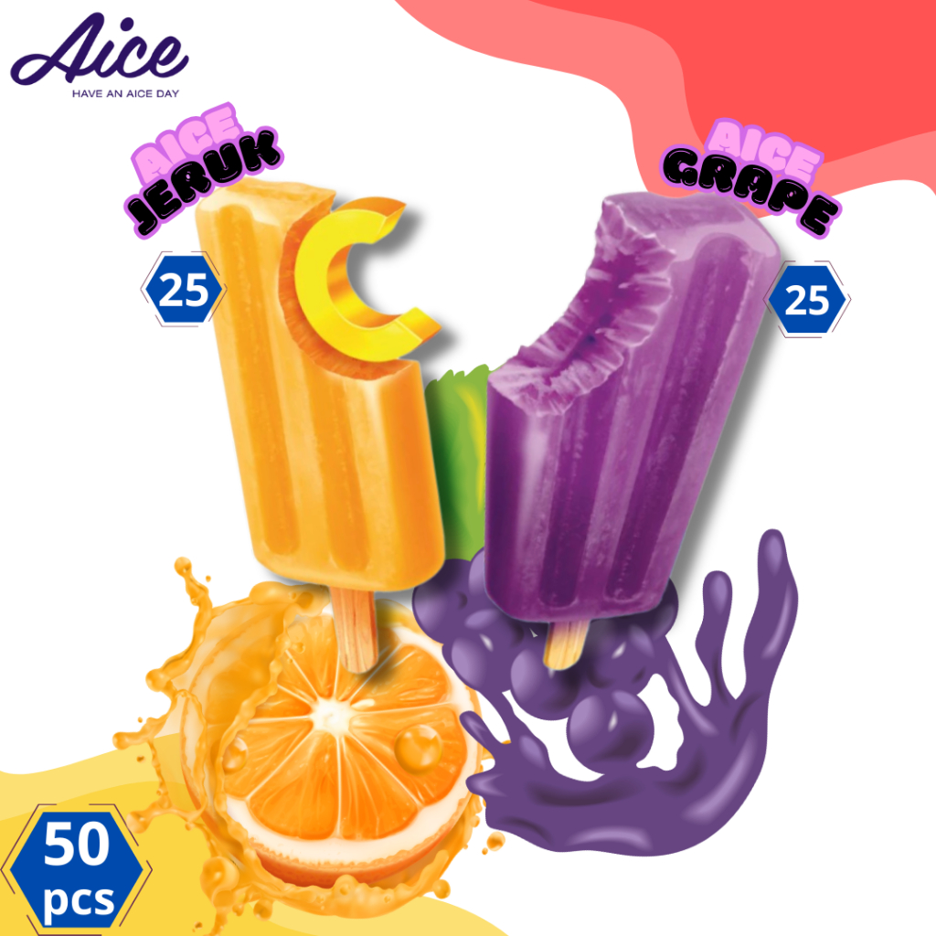 Jual Paket Segar Es Krim Aice Fruizzy Grape dan Jeruk 1karton 50pcs ... Jual Paket Segar Es Krim Aice Fruizzy Grape dan Jeruk 1karton 50pcs ...