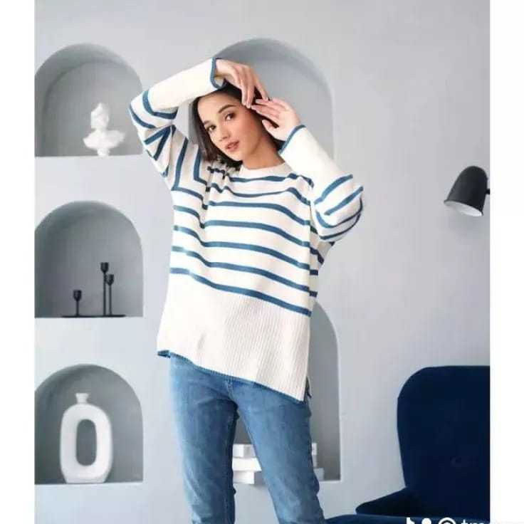 Jual HARU KNIT SWEATER RAJUT GESTRICK Terjangkau | Shopee Indonesia