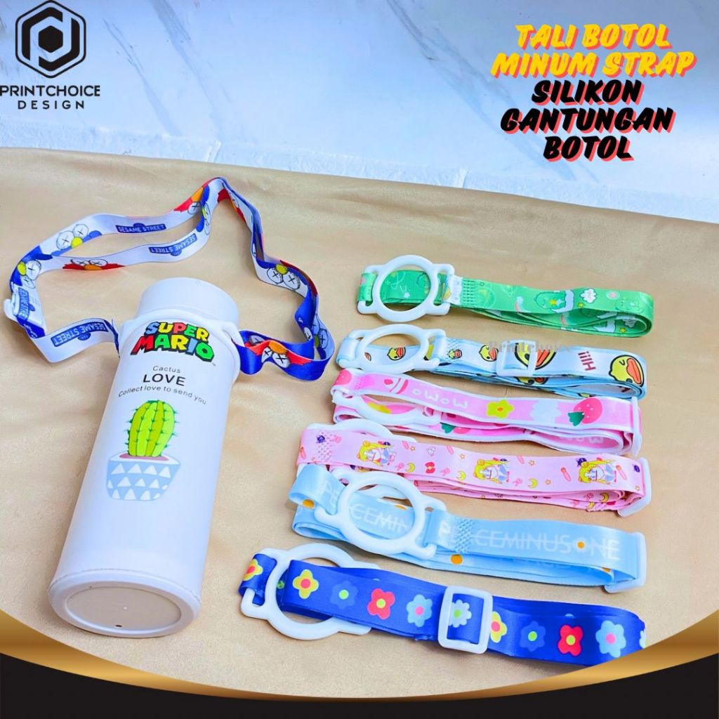 Jual Tali Botol Minum Strap Tumbler Universal Silikon Gantungan Botol ...
