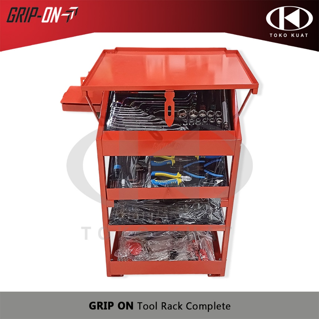 Jual Tool Rack Complete Set GRIP ON Tool Kit Rak Kunci Set Bengkel ...