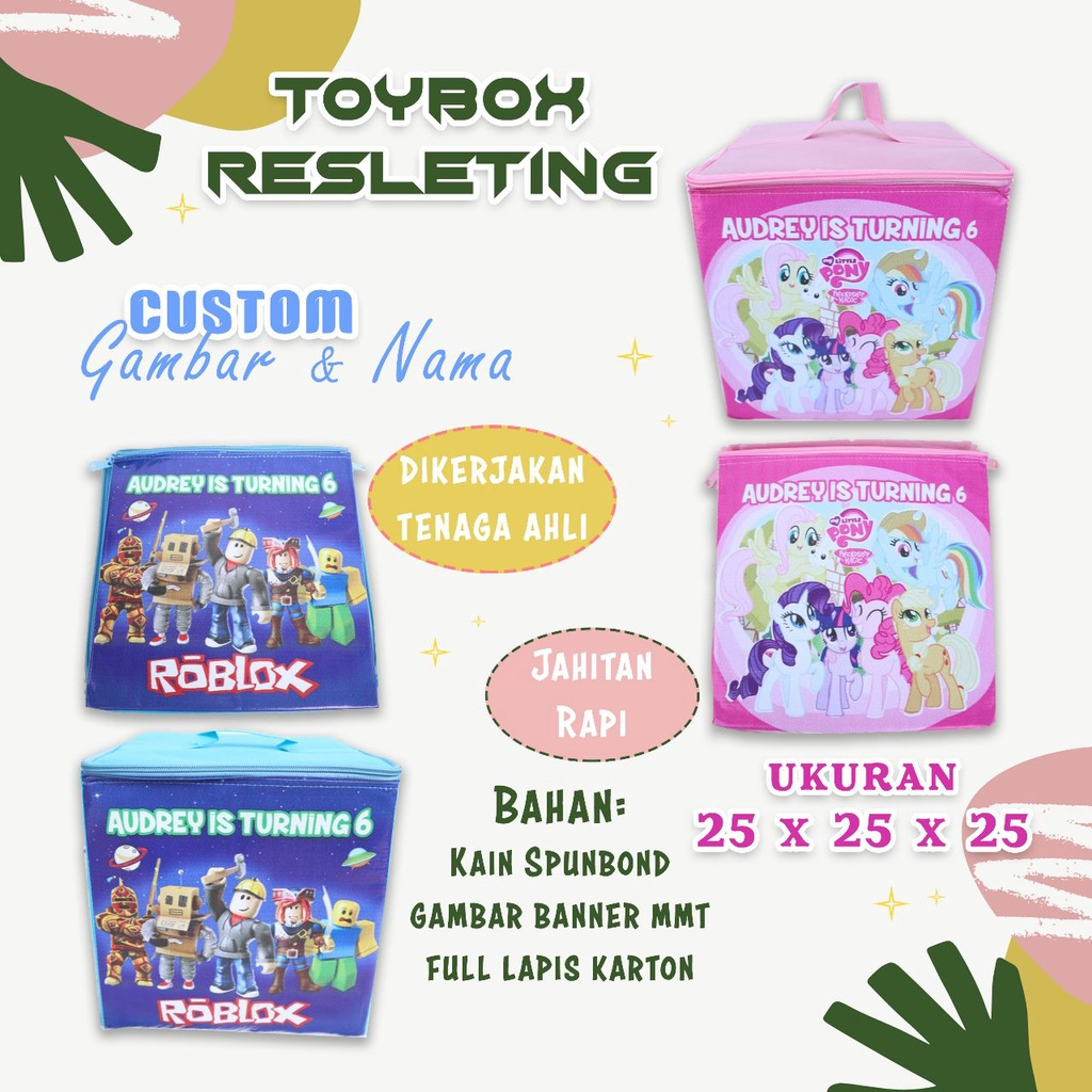 Jual Tas Ultah Kubus Toy Box Anak Custom Desain | Shopee Indonesia
