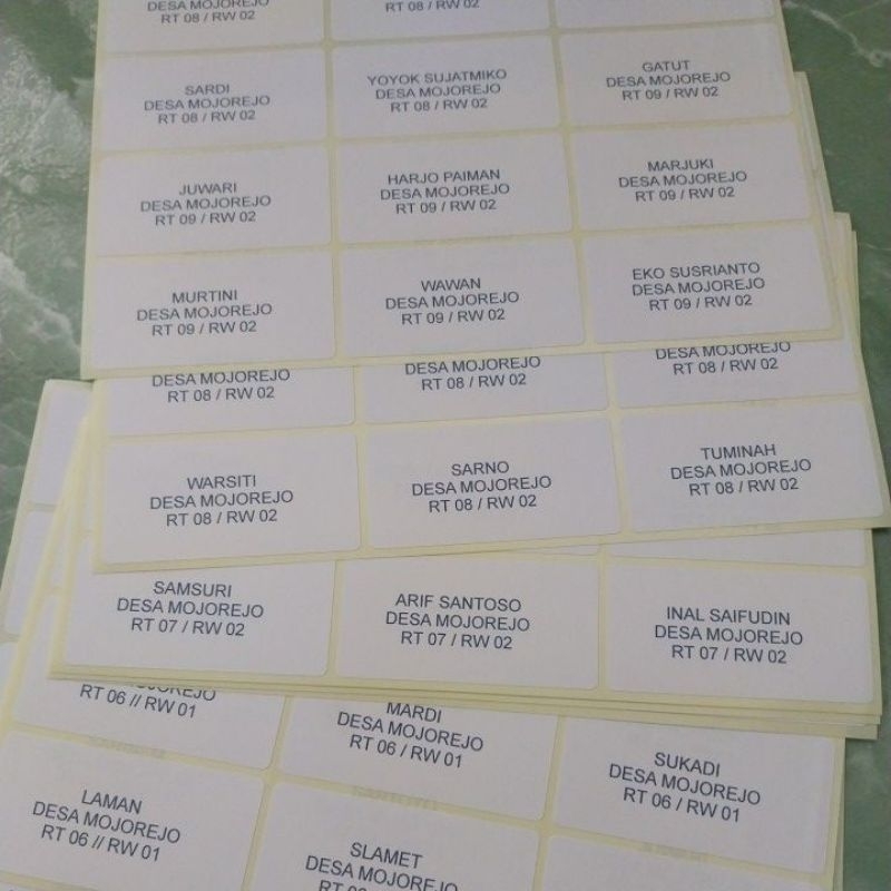 Jual Cetak Label Undangan | Shopee Indonesia