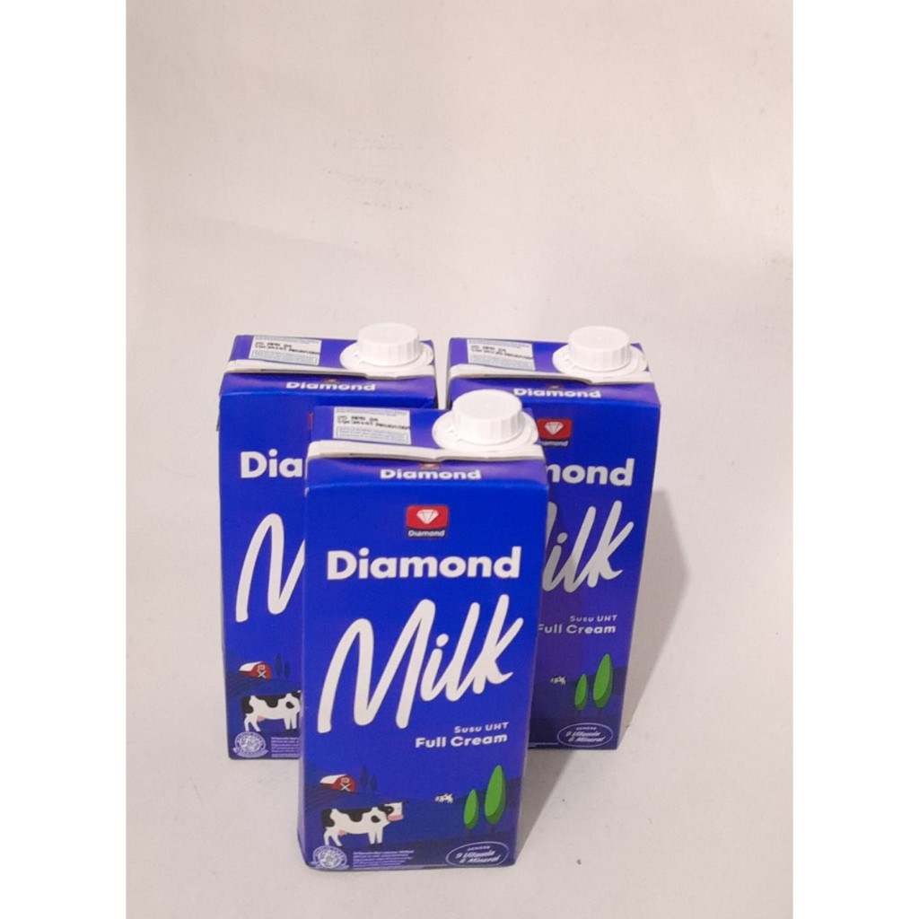 Jual SUSU DIAMOND UHT MILK 1 LITER / SUSU UHT DIAMOND FULL CREAM 1 LITER | Shopee Indonesia