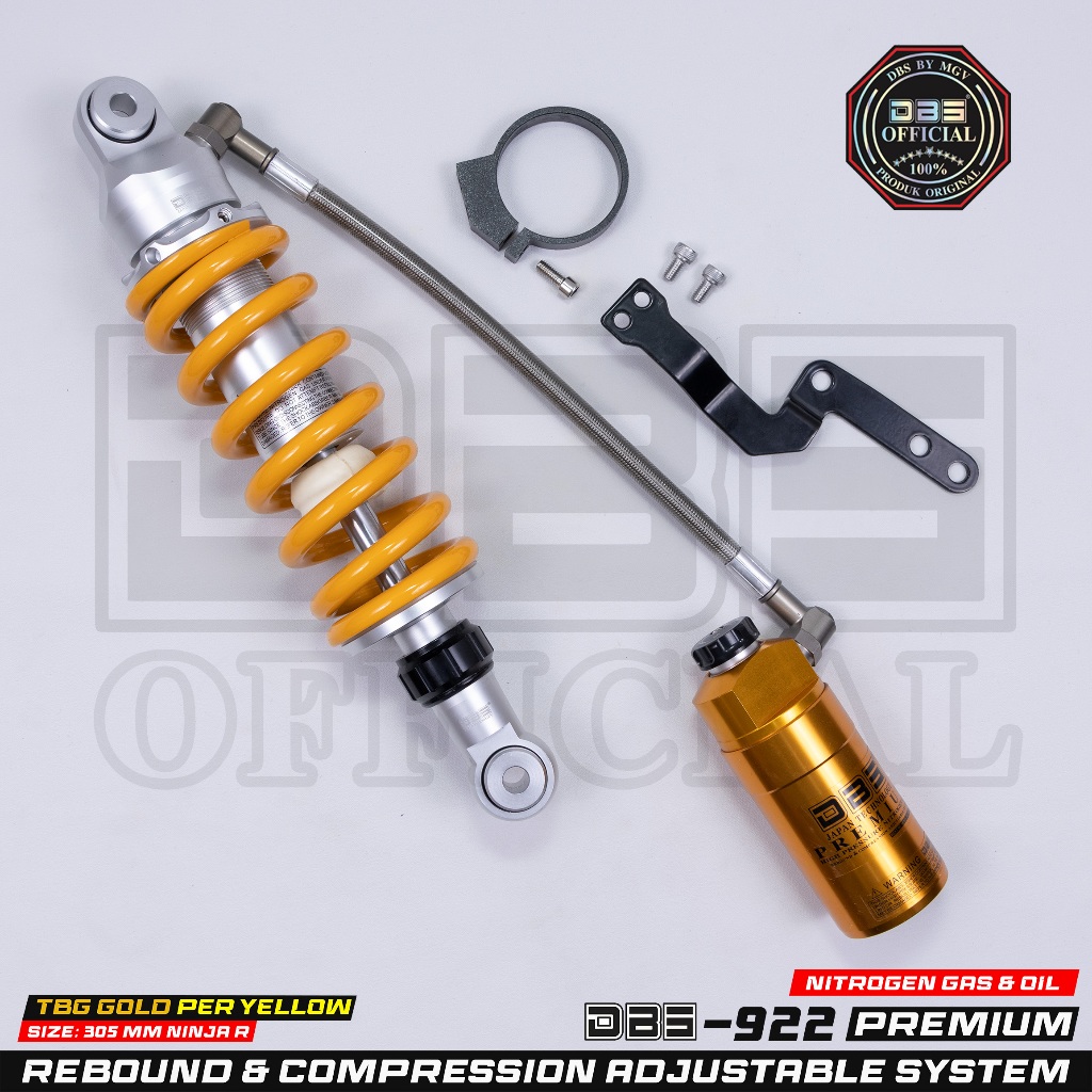 Jual DBS 922 MONOSHOCK KAWASAKI NINJA R 305mm - NINJA RR 265mm | Shopee Indonesia
