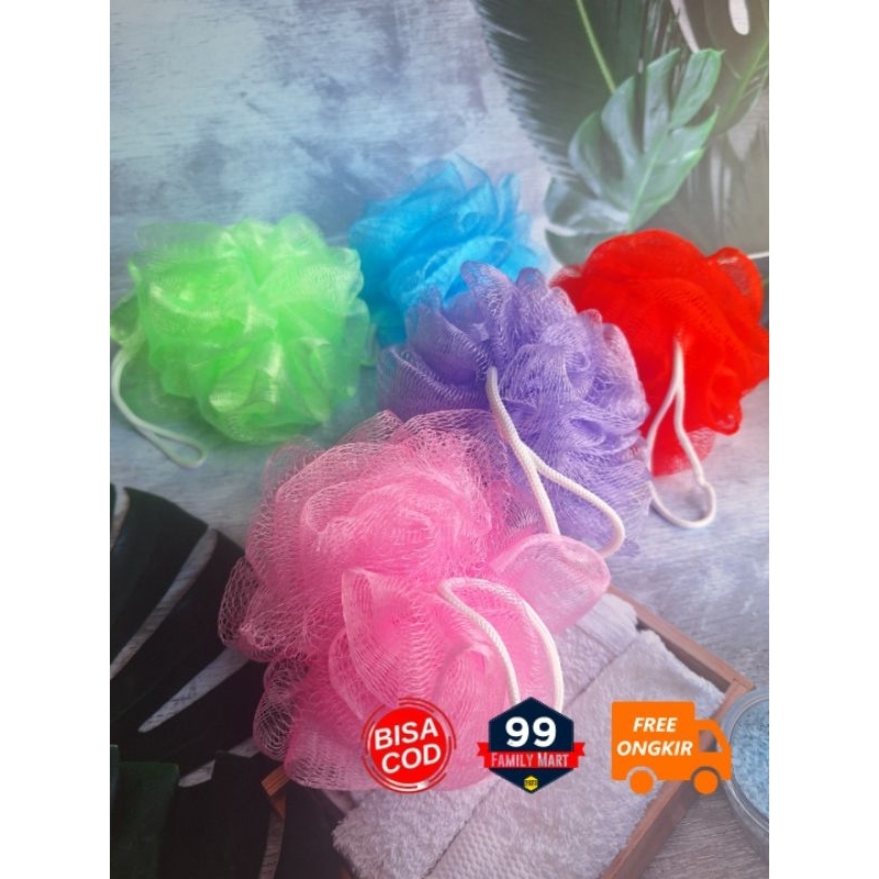 Jual isi 12 pcs Spon Mandi/Bath Sponge/Sabut Jaring Mandi/Alat Mandi ...
