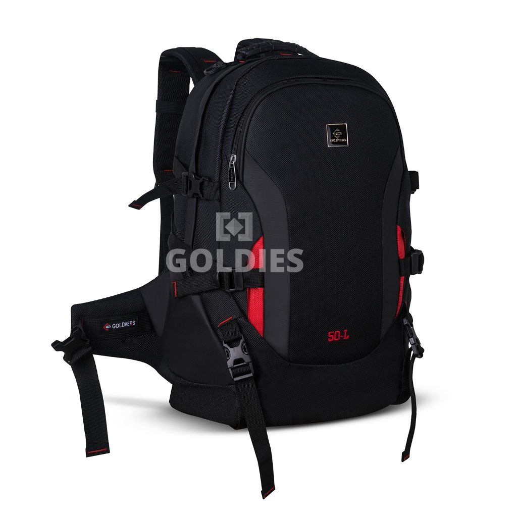 Jual GOLDVERS Tas Ransel Carrier Backpack Pria Jumbo Polyester 50L ...