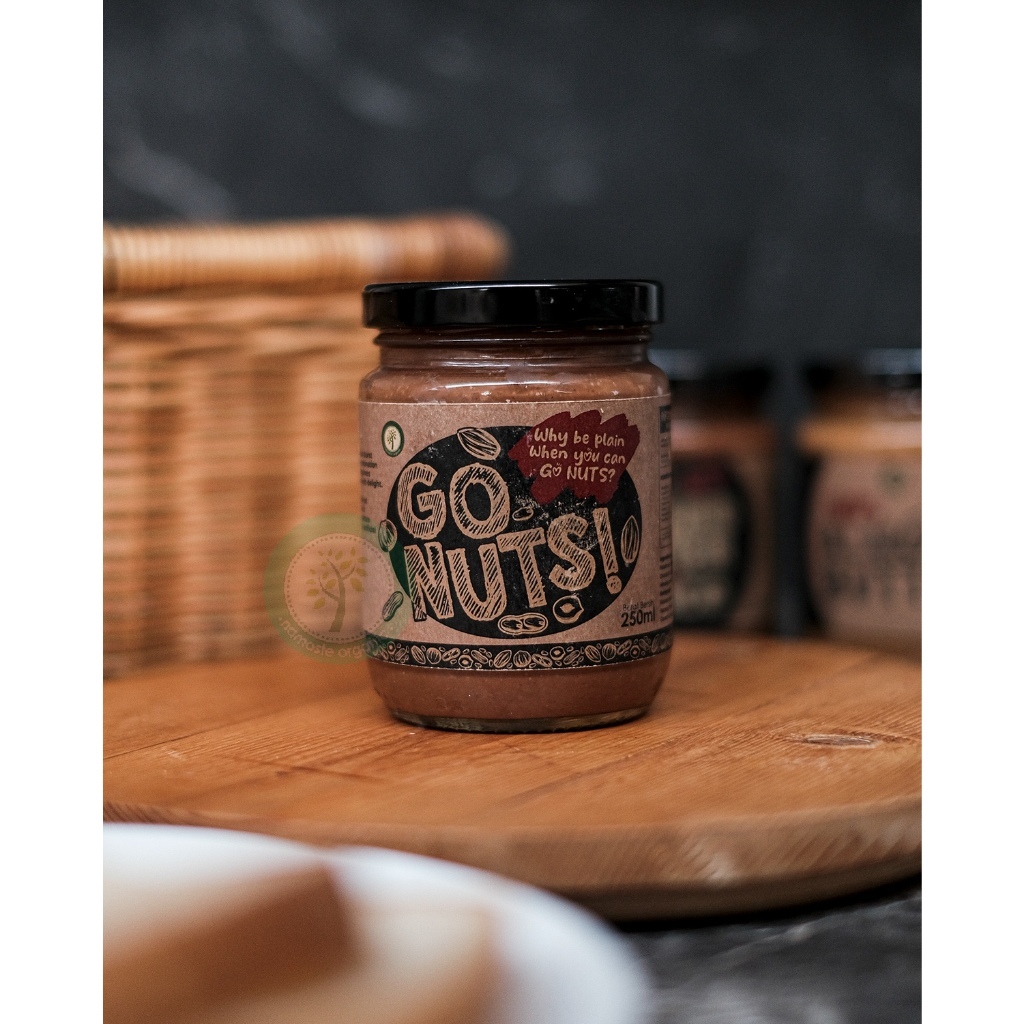 Jual GO NUTS - CHOCOLATE NUTS SPREAD 250ML - EXP AGUSTUS 2024 | Shopee ...