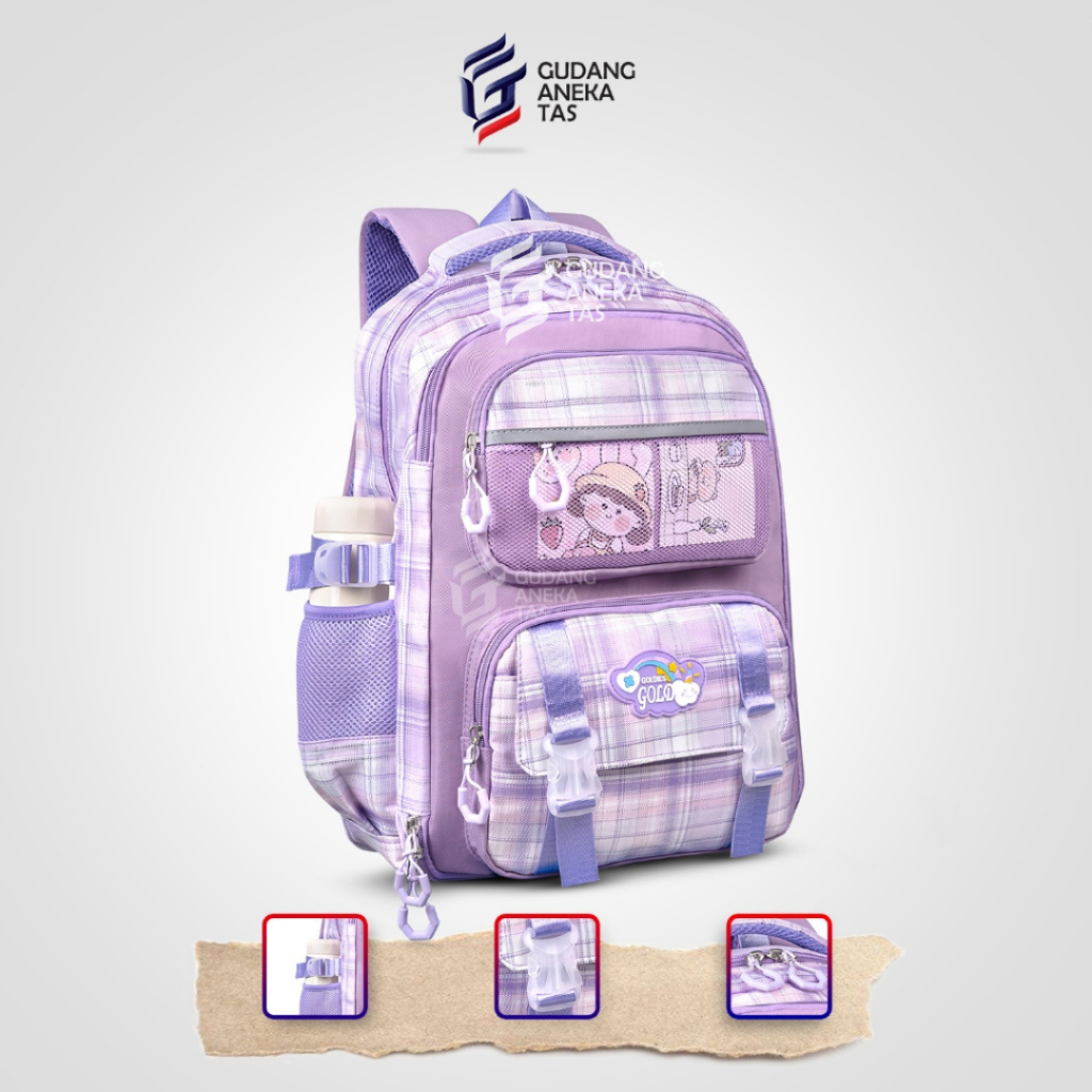 Jual ANEKATAS Girl Wiggle Tas Ransel Sekolah Backpack Anak Perempuan Remaja SD SMP Model Kulkas ...