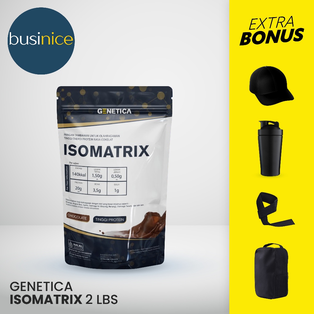 Jual Genetica Isomatrix 2 Lbs Whey Protein Isolate | Shopee Indonesia