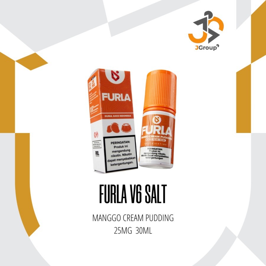 Jual FURLA MANGO CREAM PUDDING SALT NIC 30ML 25MG BY DJI E-LIQUID ...