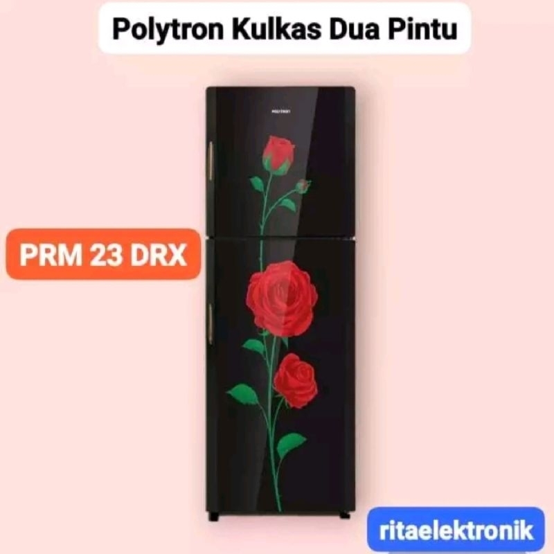 Jual Kulkas Polytron dua pintu PRM 23 DRX | Shopee Indonesia