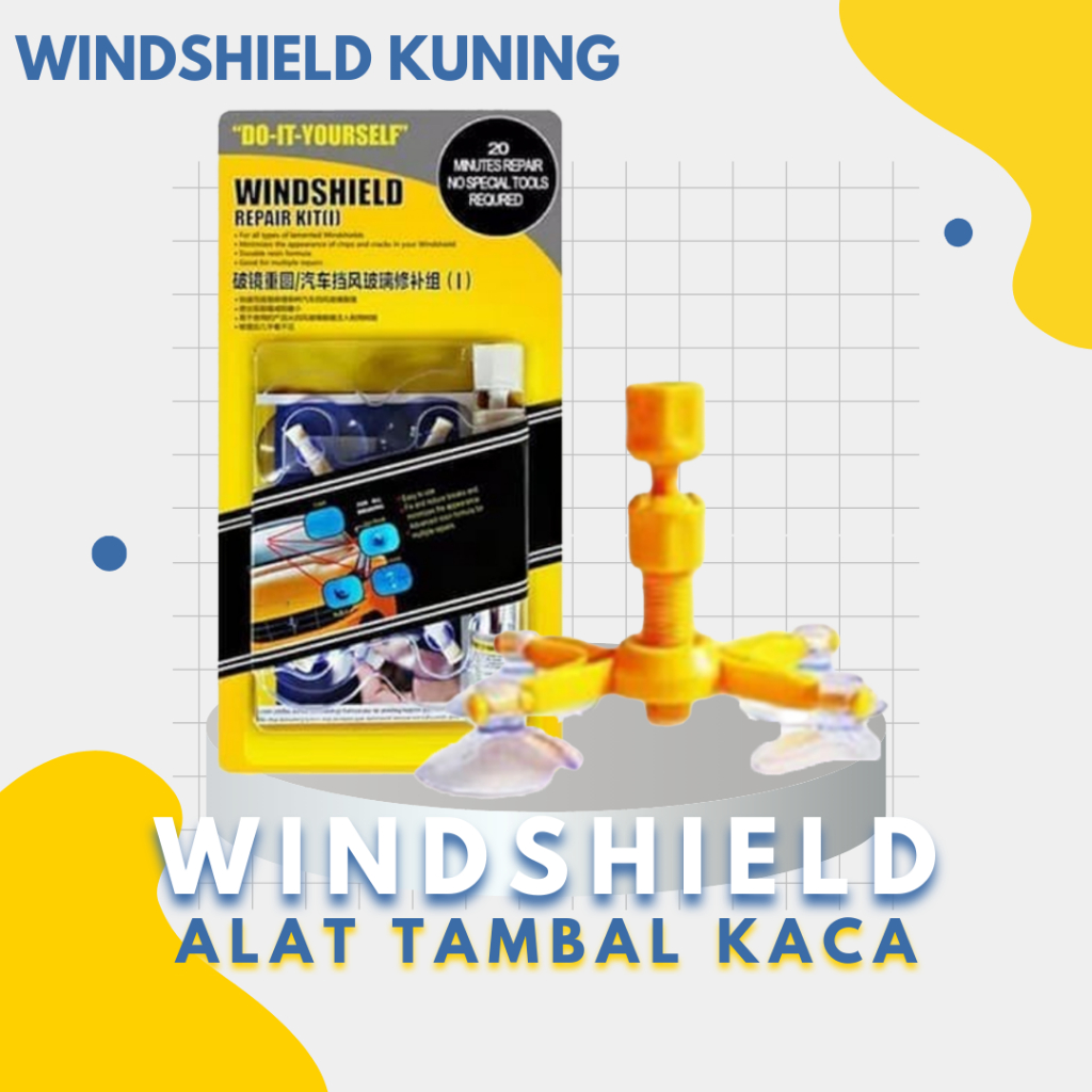Jual Lem Reparasi Kaca Mobil Hp Lcd Retak Windshield Glass Repair Kit ...