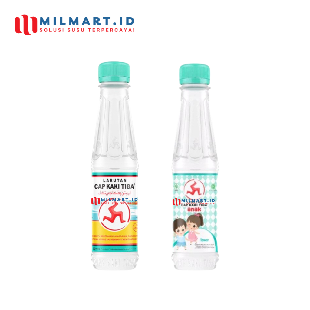 Jual LARUTAN CAP KAKI TIGA DEWASA 200 ML KAKI TIGA ANAK BOTOL PLAIN ...