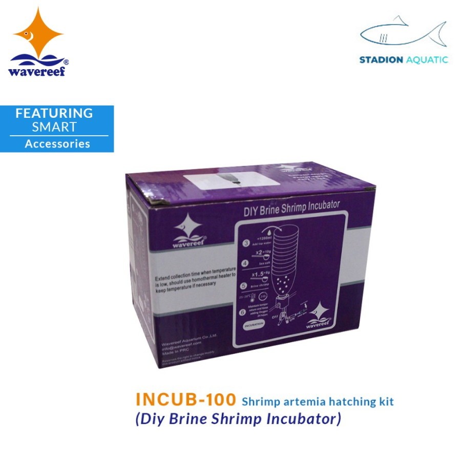 Jual INCUB-100 Shrimp artemia hatching kit (Diy Brine Shrimp Incubator ...