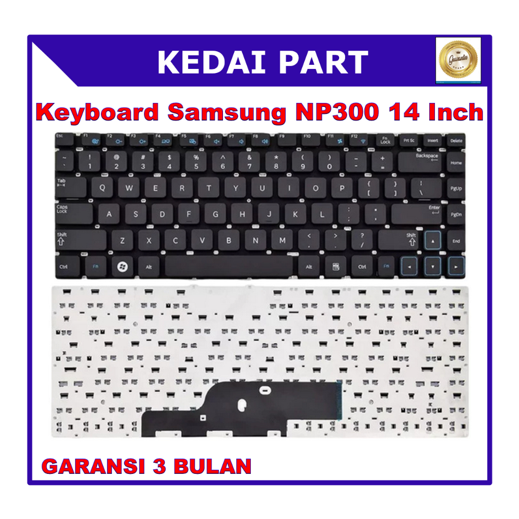 Jual KEYBOARD SAMSUNG NP300 300E4A 300V4A 300E4X 305E4A 305V4A 14 INCH ...