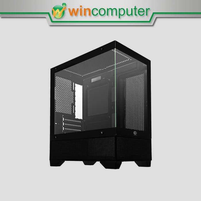 Jual Casing PC Cube Gaming Yash BLACK - Tempered Glass, mATX, No Fan ...