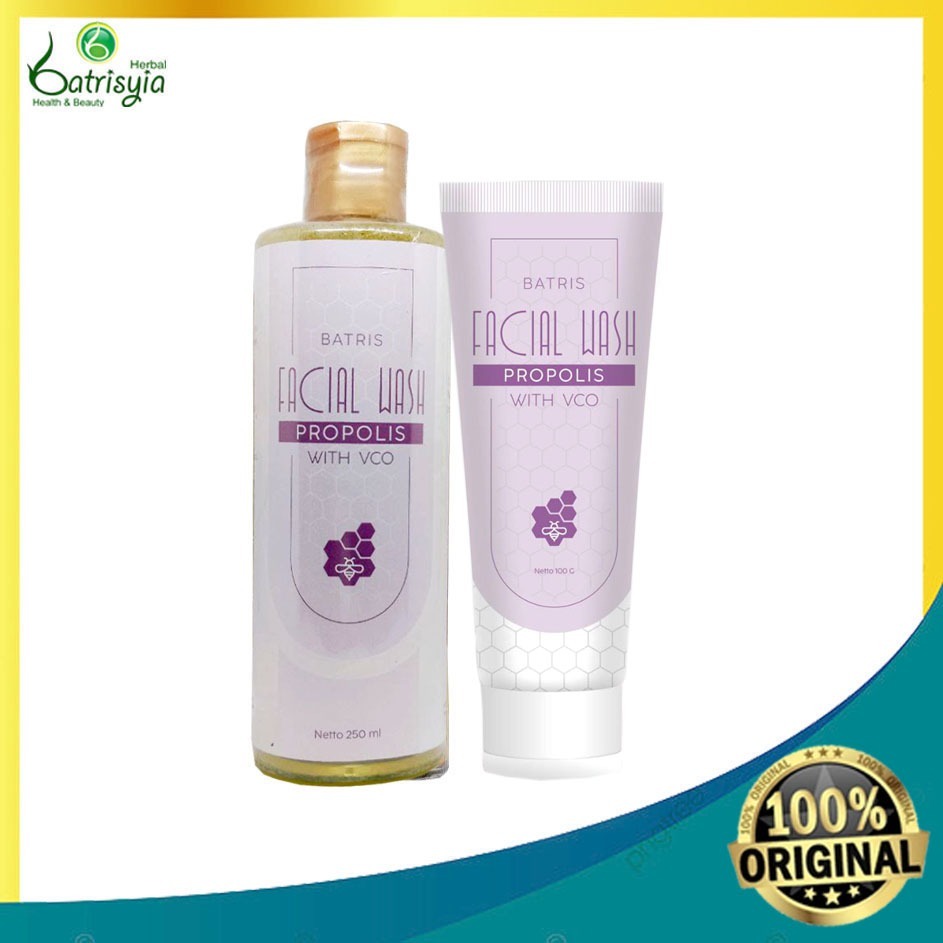 Jual Batrisyia Herbal Facial wash propolis 100 ml | Shopee Indonesia