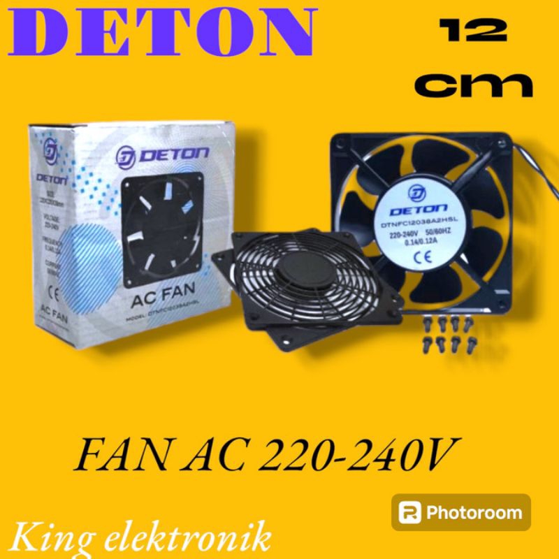 Jual FAN KIPAS AC DETON 12CM | Shopee Indonesia