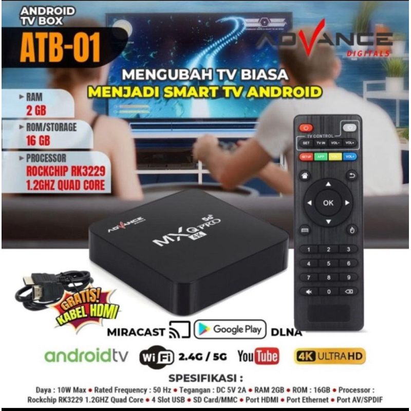 Jual Android box Tv biasa jadi Smart tv | Shopee Indonesia