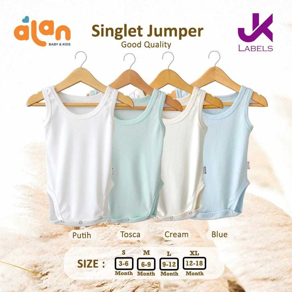 Jual JK Labels Singlet Jumper - RANDOM Isi 3pcs (JKL-SJ) | Shopee Indonesia