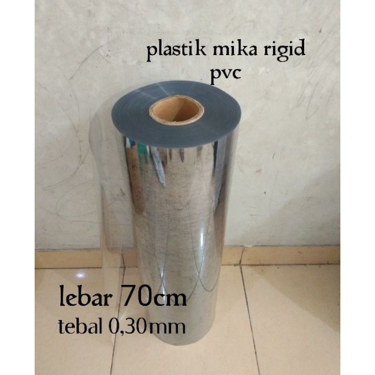 Jual plastik pvc mika rigid 7cm x 1meter tebal 3mm | Shopee Indonesia