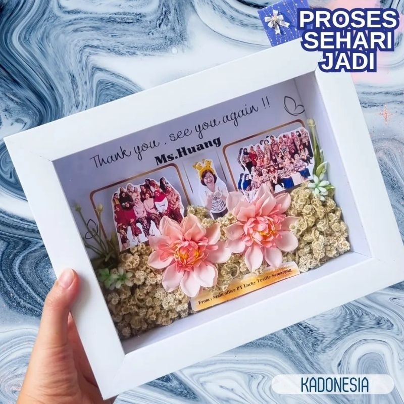 Jual Kado Guru Hadiah Hari Guru / Bingkai Bunga Pop Up Frame | Shopee Indonesia