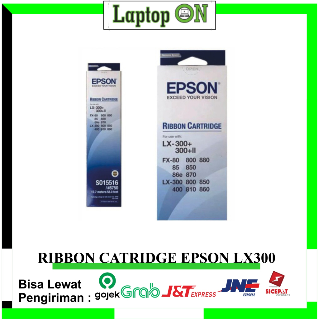 Jual Epson Ribbon Catridge / Pita / Tinta LX 300 Original | Shopee ...