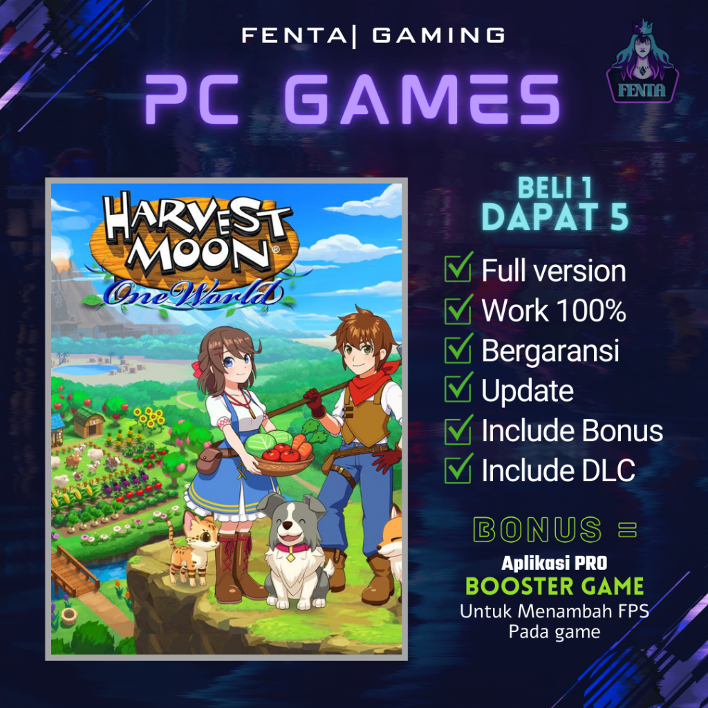 Jual HARVEST MOON ONE WORLD - GAME PC - GAME LAPTOP | Shopee Indonesia