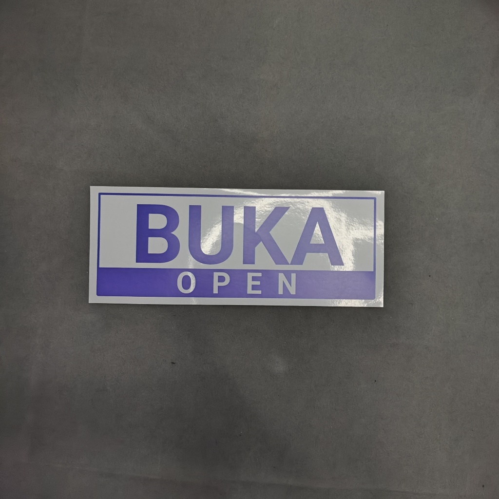 Jual STIKER TANDA LABEL BUKA (OPEN) | Shopee Indonesia