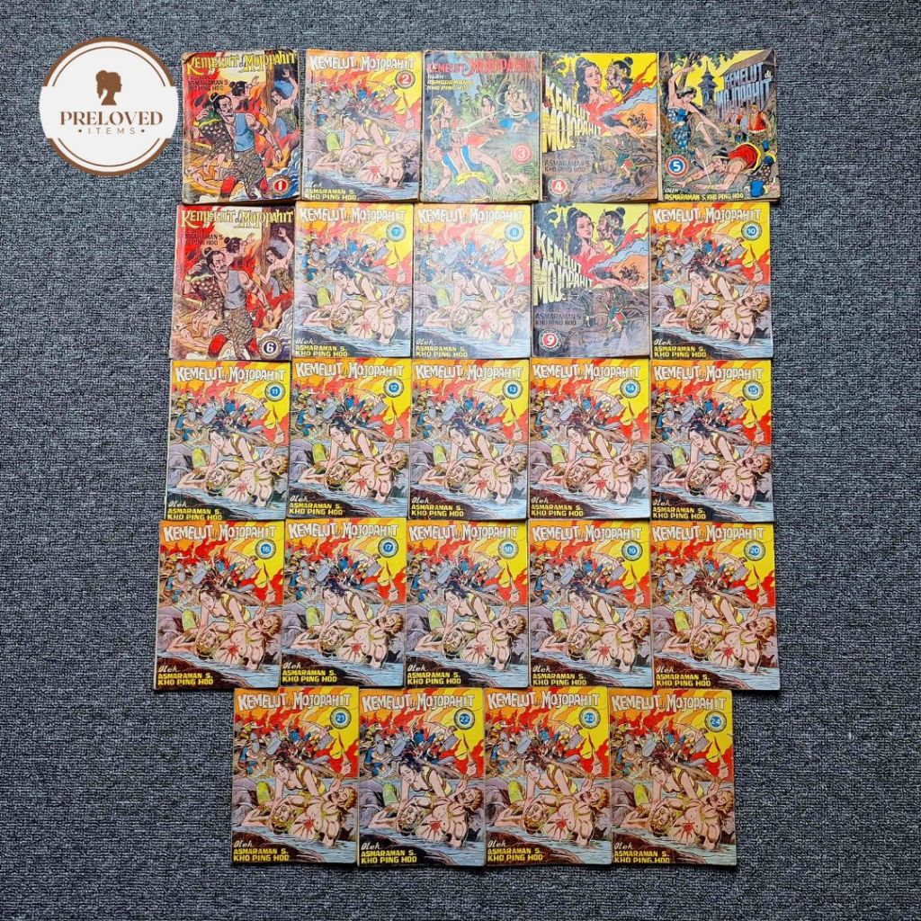 Jual Buku Cersil Cerita Silat Kemelut di Mojopahit Jilid 1-24 Original ...